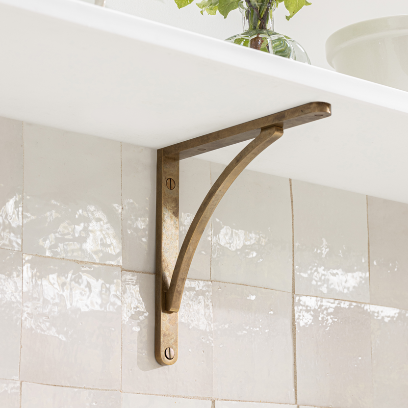Handsworth Brass Shelf Bracket | Armac Martin