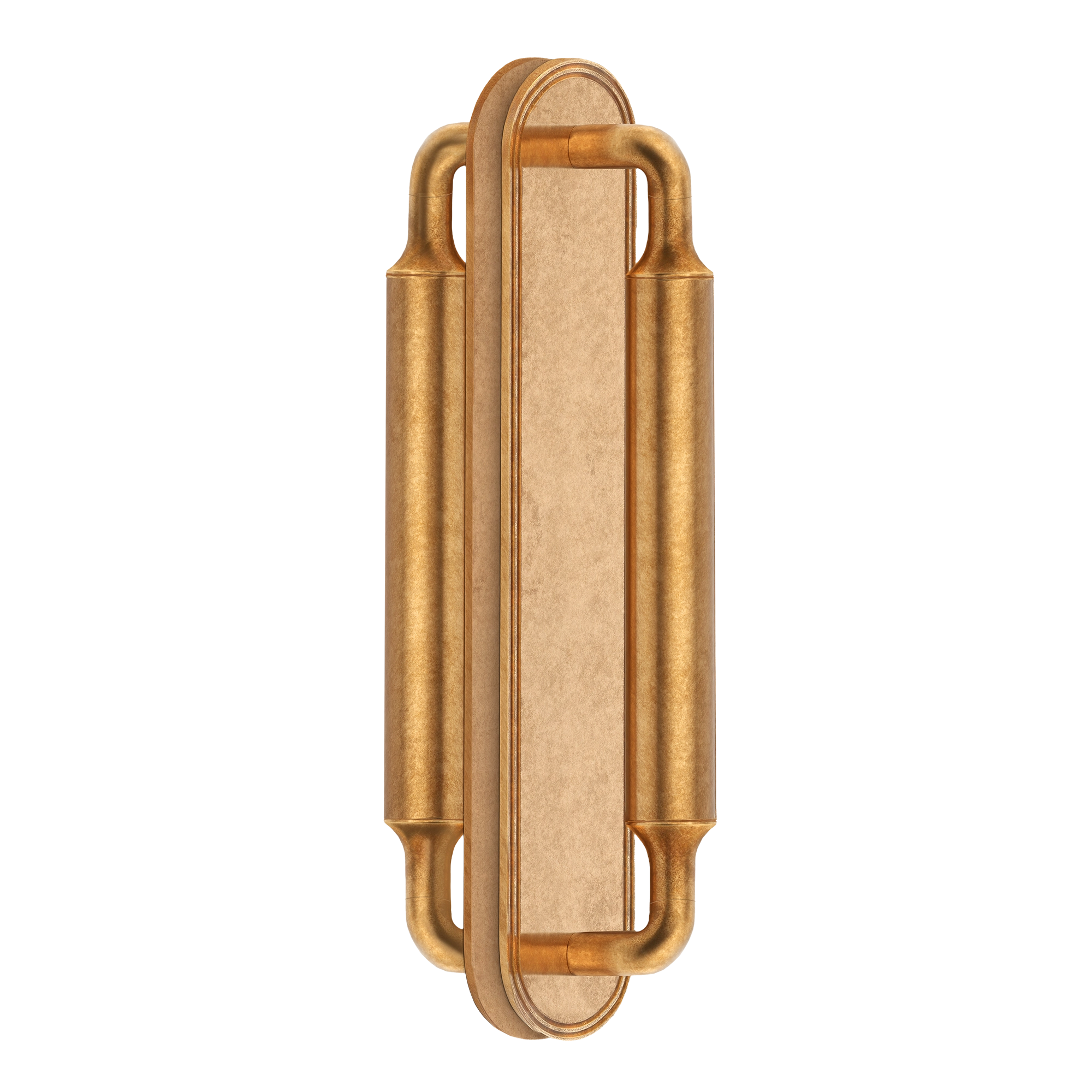 Barwick Plain Back to Back Pull Handles with Backplate