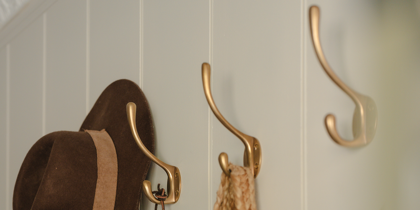 Luxury Solid Brass Coat & Wall Hooks - Armac Martin